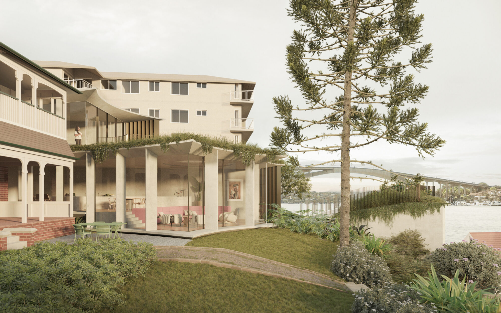 Waterfront home on Sydney Harbour Heritage Item by Carter Williamson ...